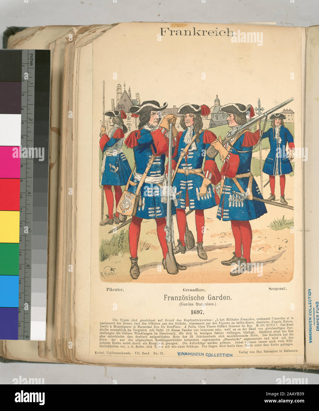 Soldat de france 1680 1700 louis xiv Banque de photographies et d ...