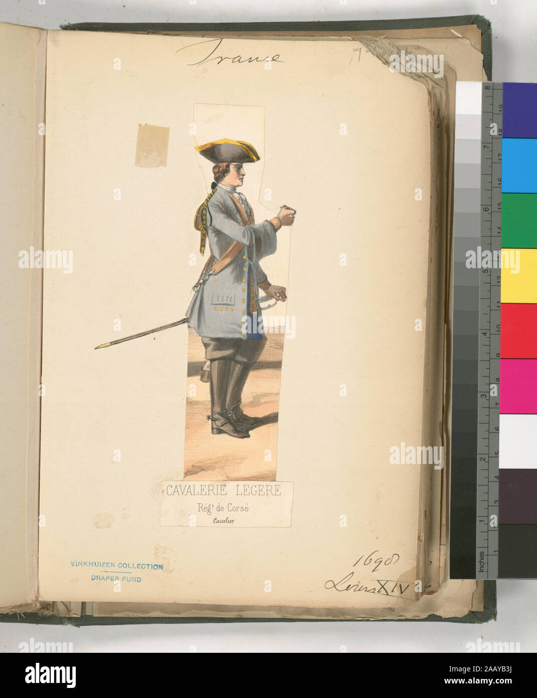 Soldat de france 1680 1700 louis xiv Banque de photographies et d ...