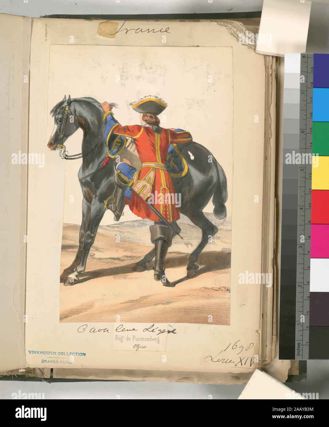 Soldat de france 1680 1700 louis xiv Banque de photographies et d ...