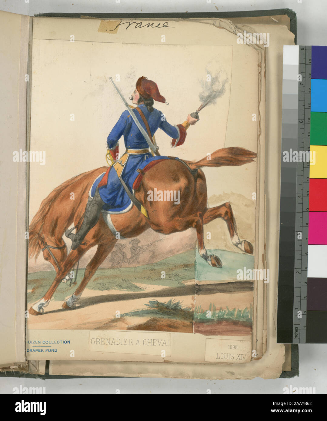 Soldat de france 1680 1700 louis xiv Banque de photographies et d ...