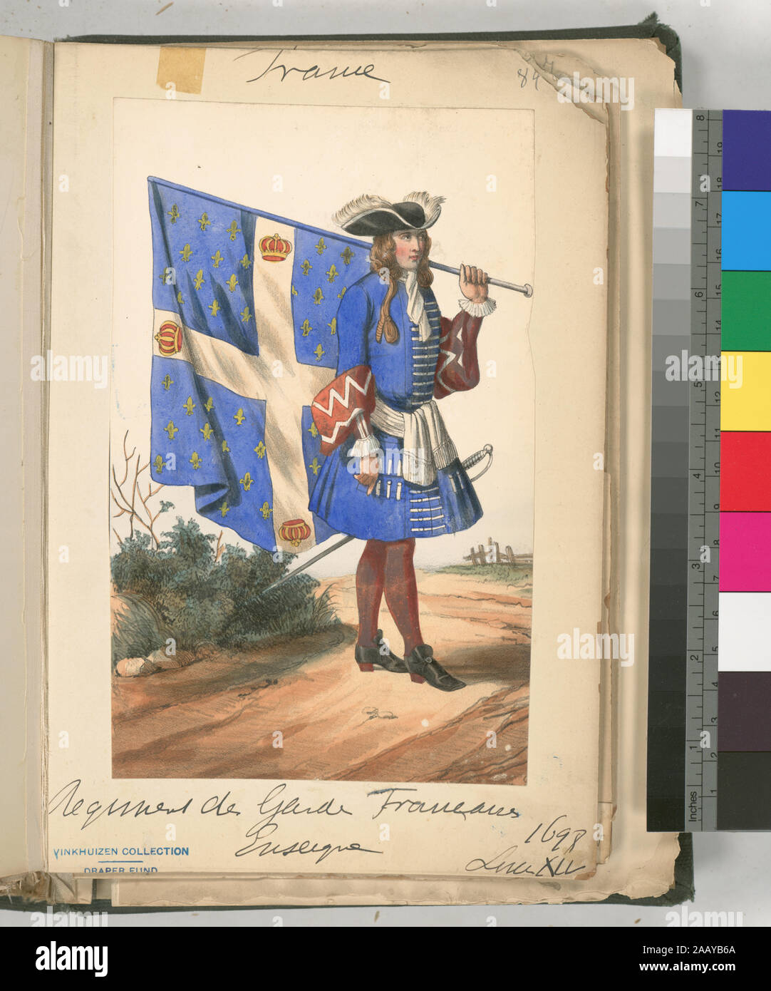 Soldat de france 1680 1700 louis xiv Banque de photographies et d ...