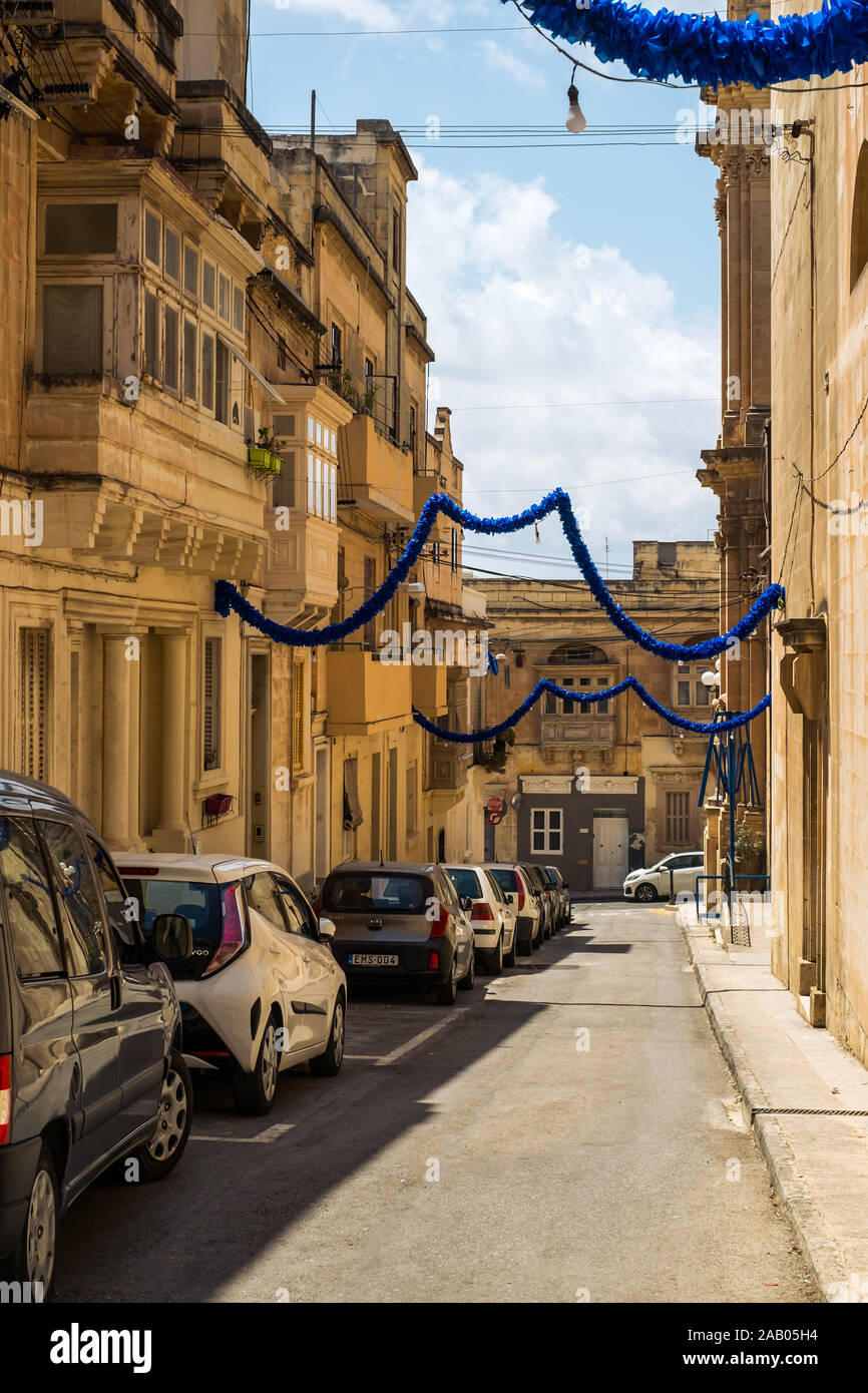 Sliema, Malte le 16 juillet 2019. L'architecture traditionnelle ...