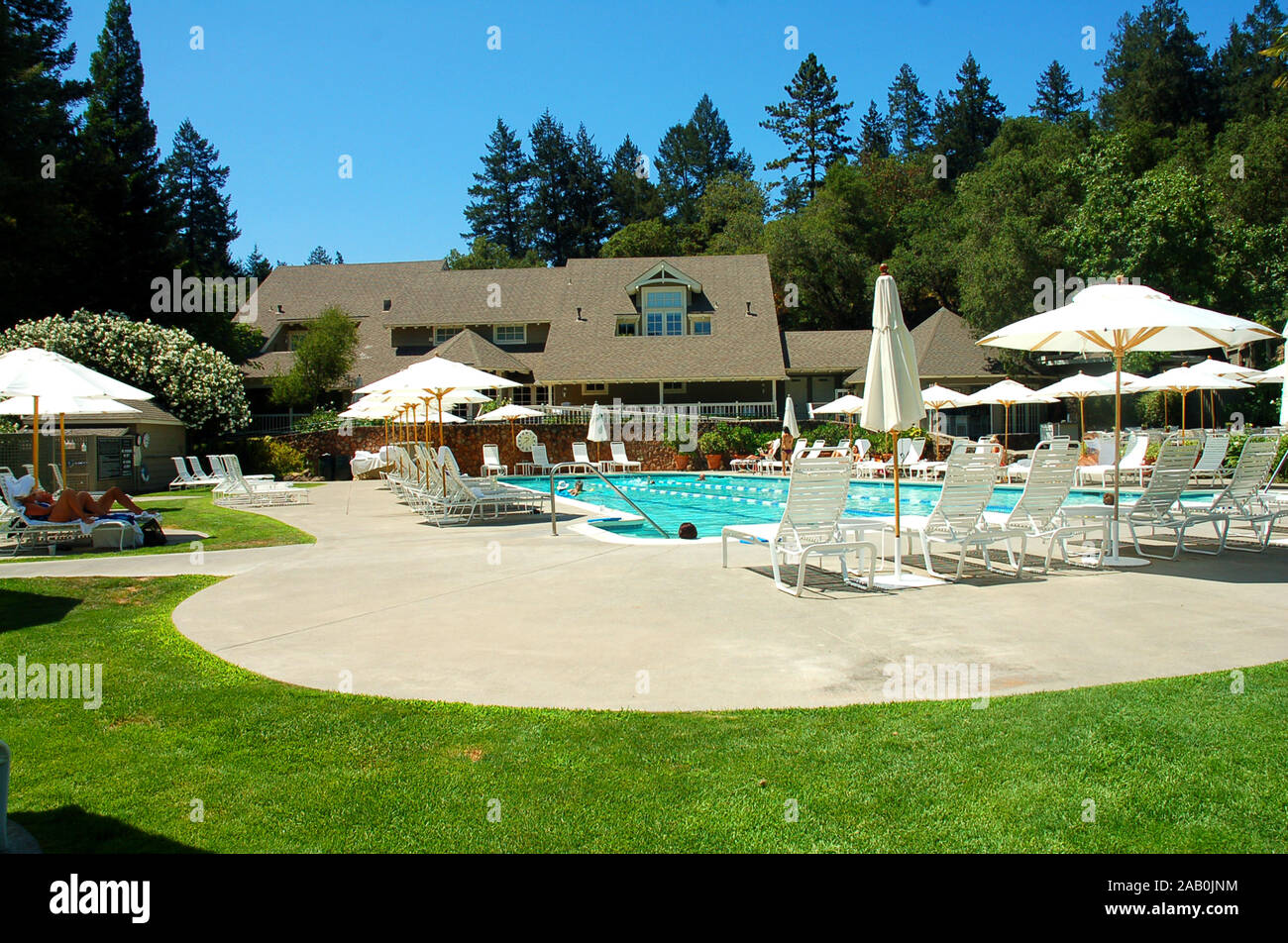 Meadowood resort et spa Banque de photographies et d’images à haute ...