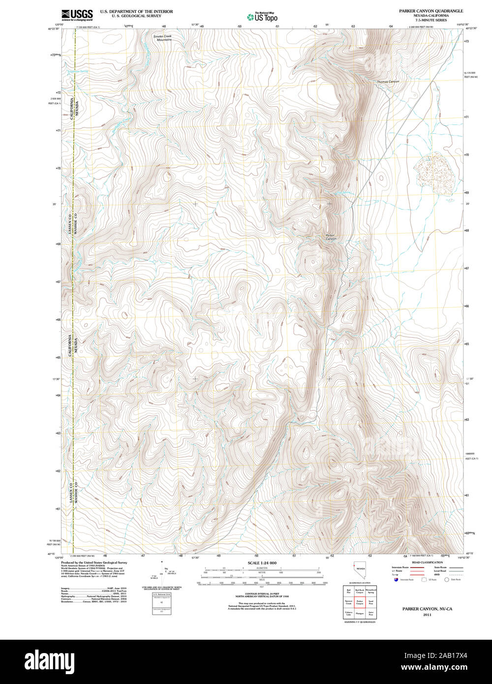 Carte de parker Banque d'images détourées - Alamy