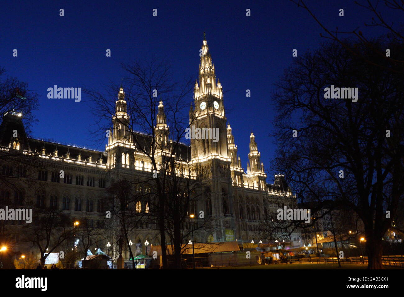 Wien bei nacht Banque de photographies et d’images à haute résolution ...