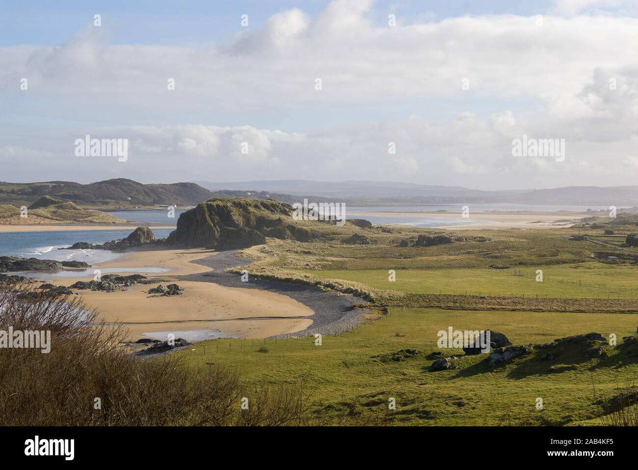 Irlande inishowen beach Banque de photographies et d’images à haute ...