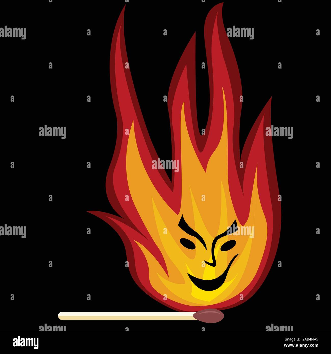 Mal intentionné Banque d'images vectorielles - Alamy