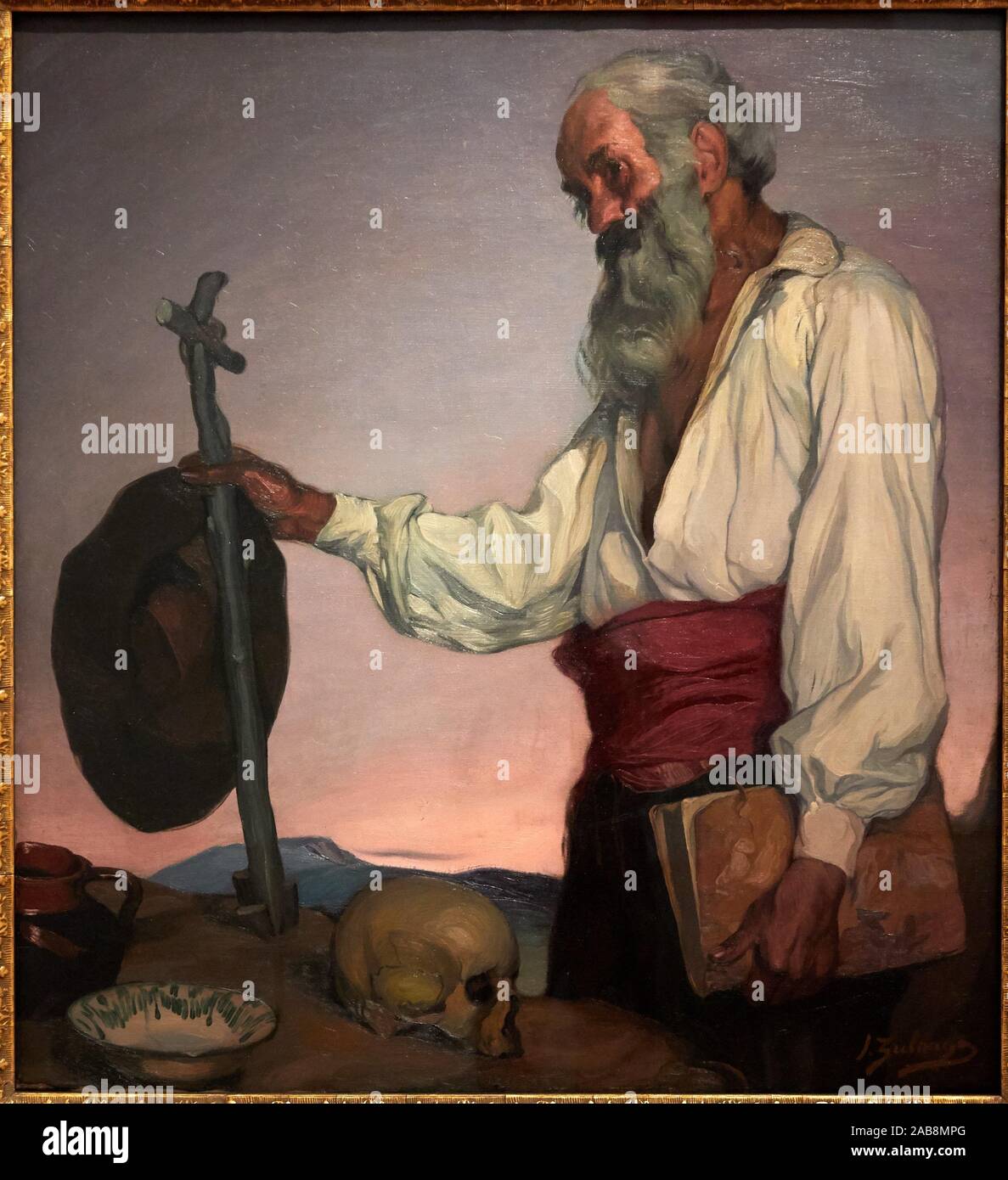 Painting Ignacio Zuloaga Zuloaga Museum Banque d'image et photos - Alamy
