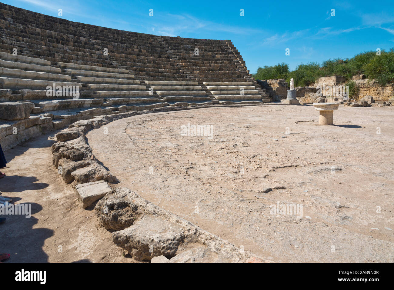 Salamine anciennes ruines romaines du nord de chypre Banque de ...