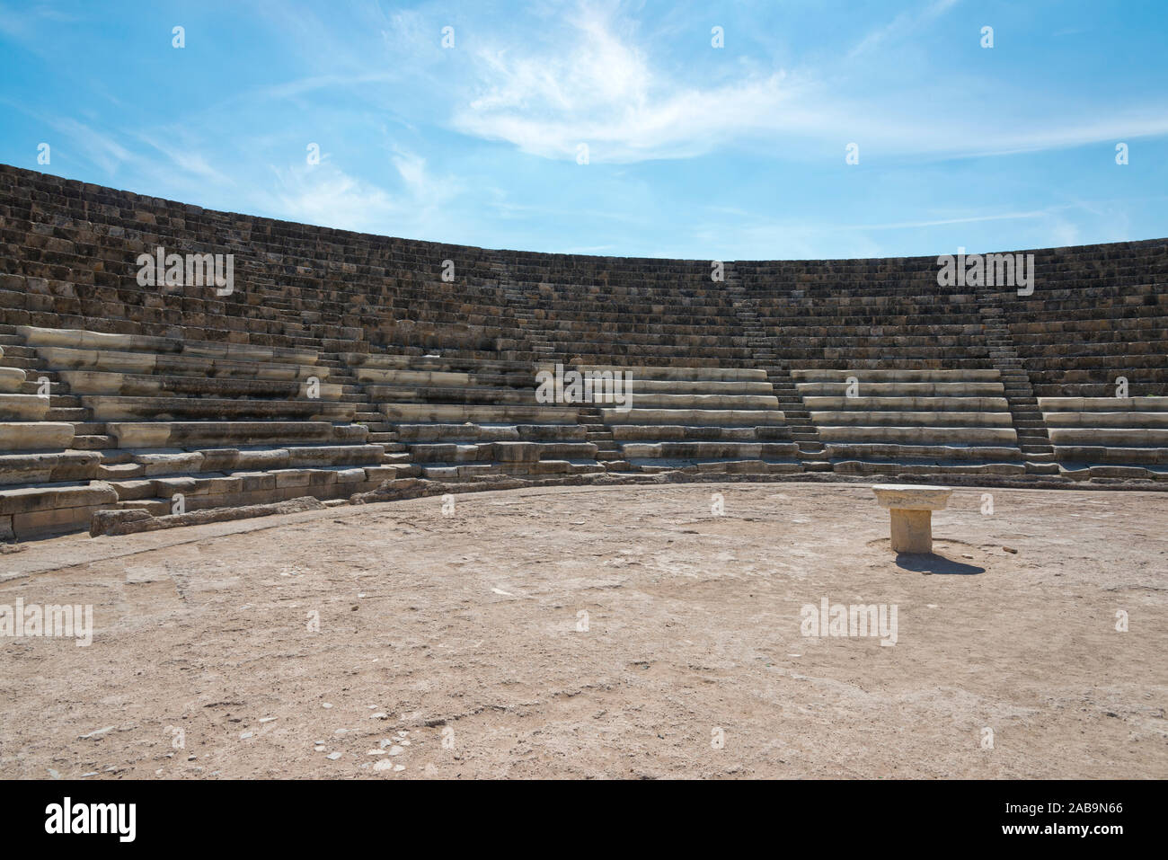 Salamine anciennes ruines romaines du nord de chypre Banque de ...