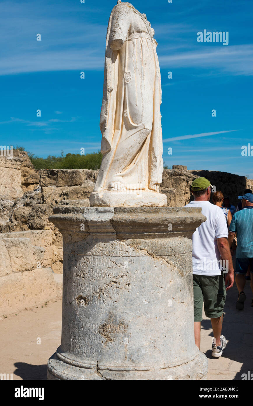 Salamine anciennes ruines romaines du nord de chypre Banque de ...