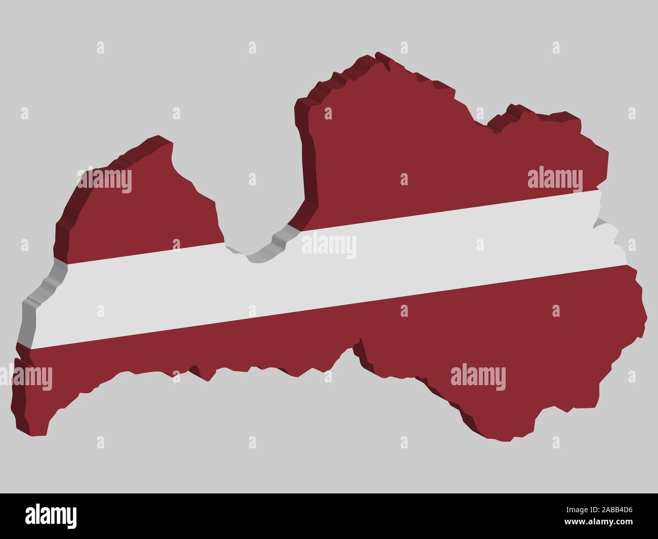 Drapeau de la carte de la lettonie Banque d'images vectorielles - Alamy