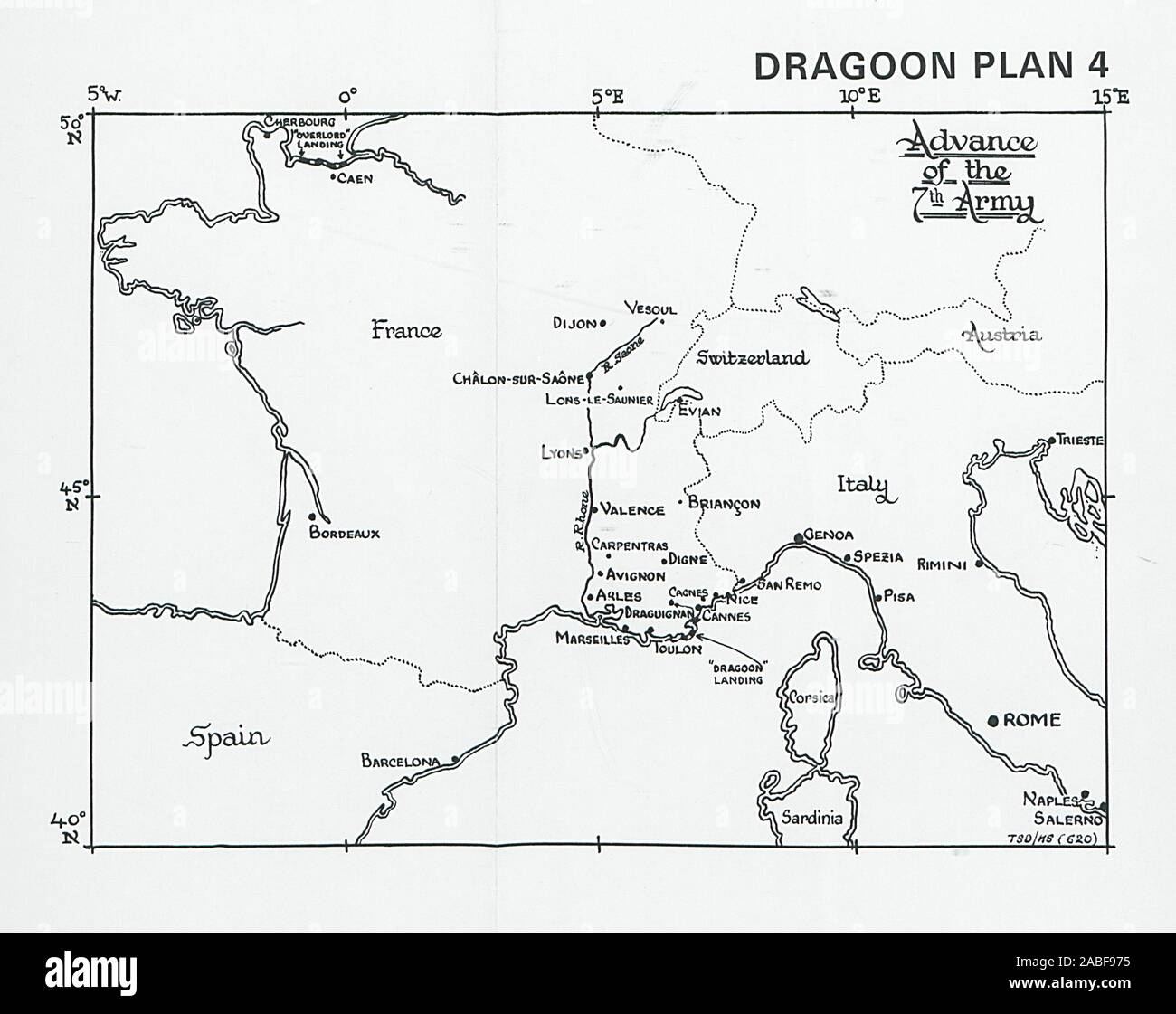 L'invasion du sud de la France. L'opération Dragoon 1944. 7e armée ...