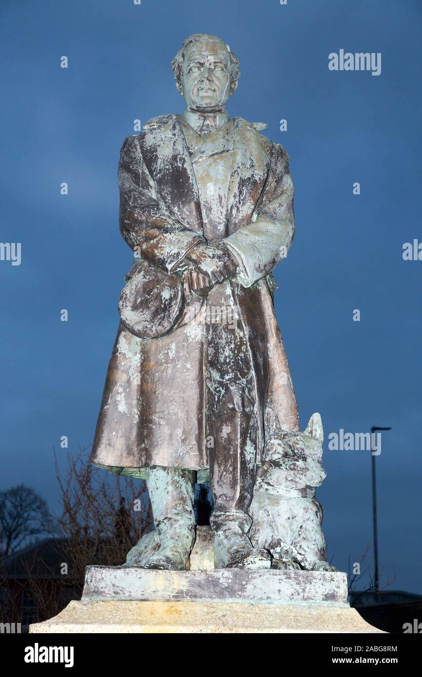 Scott Memorial, de la statue de Robert Falcon Scott, dans la région de ...