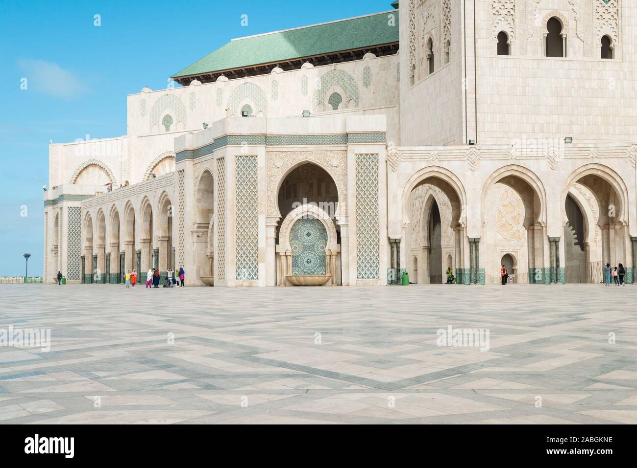 La Mosquée Hassan II ou Grande Mosquée Hassan II, Casablanca, Maroc ...