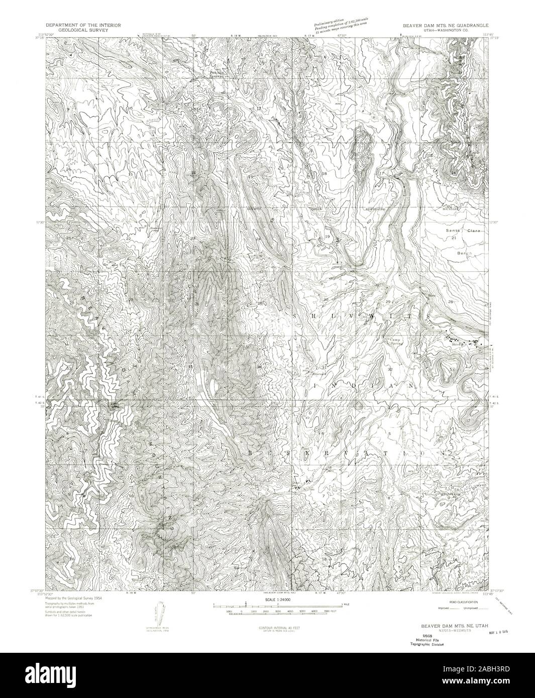 Carte du barrage de castor Banque de photographies et d’images à haute ...
