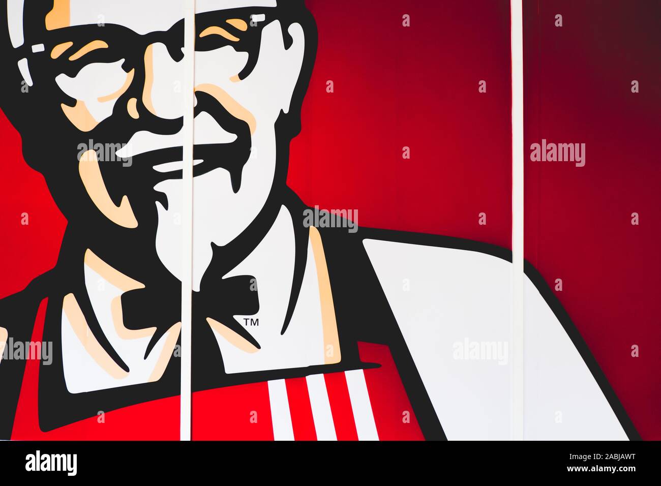Le colonel Sanders fondateur du logo et de la marque qui behide réussi ...