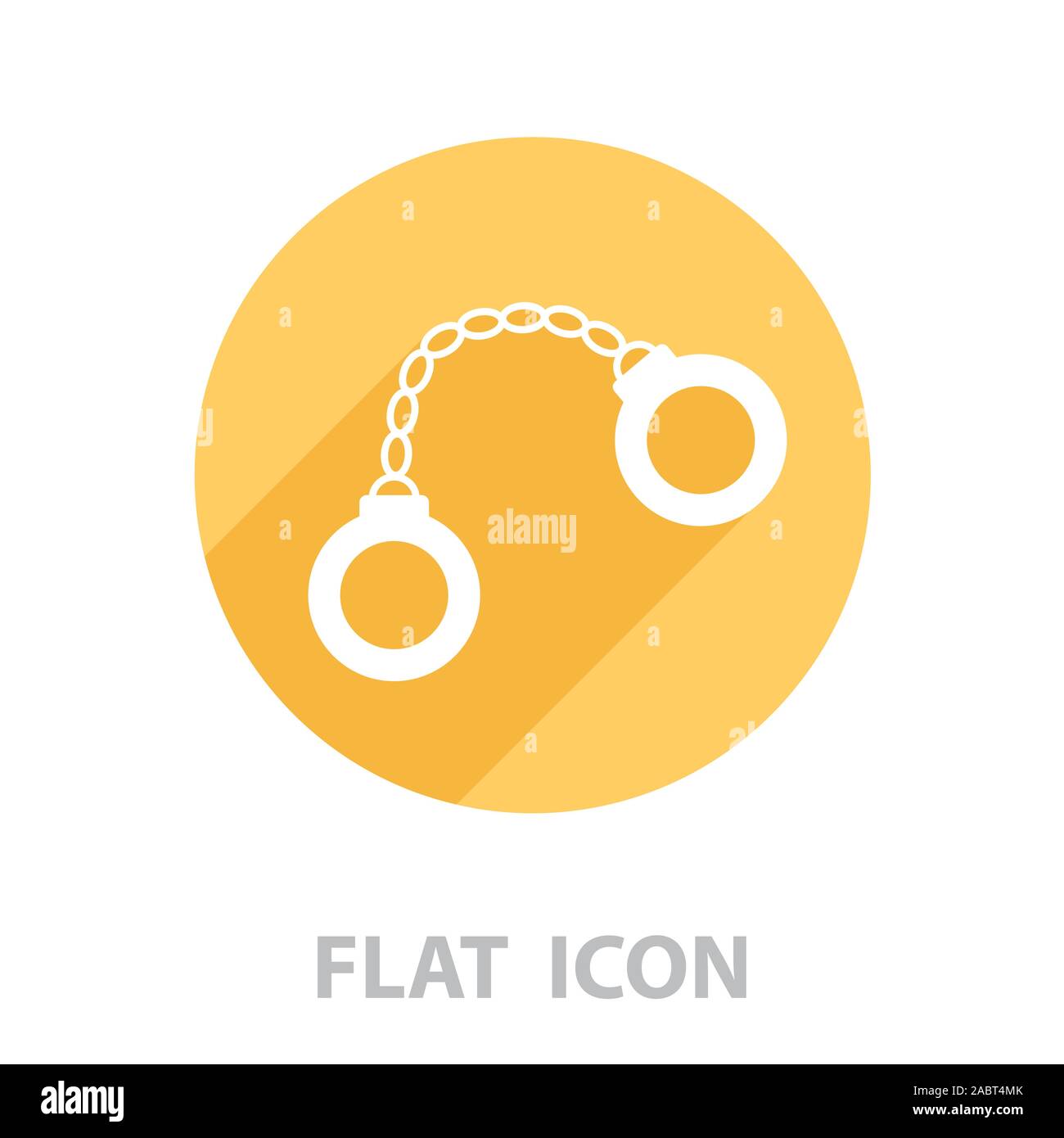 L'icône de menottes. vector illustration Image Vectorielle Stock - Alamy