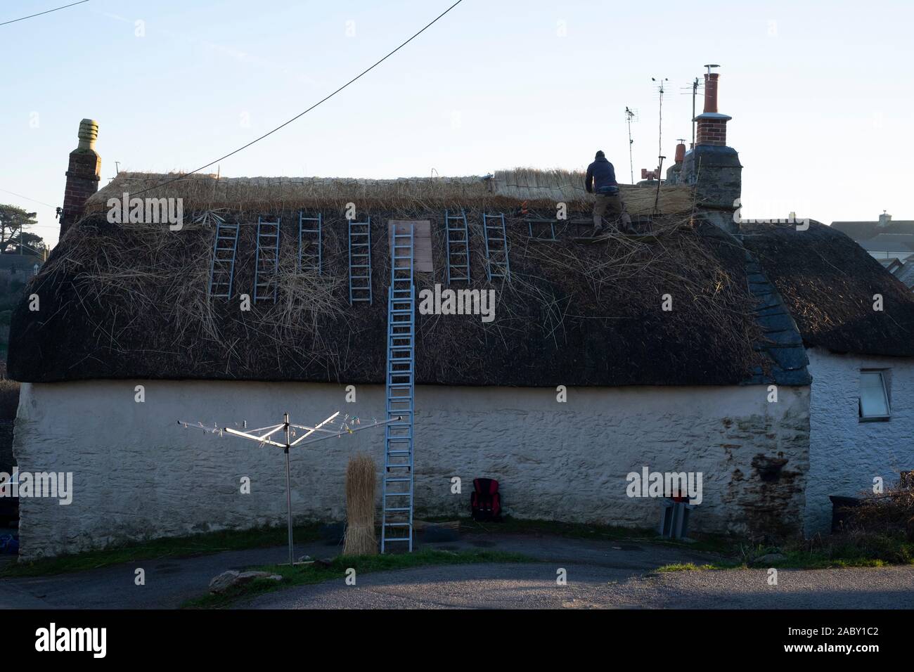 Chaume devon Banque de photographies et d’images à haute résolution - Alamy
