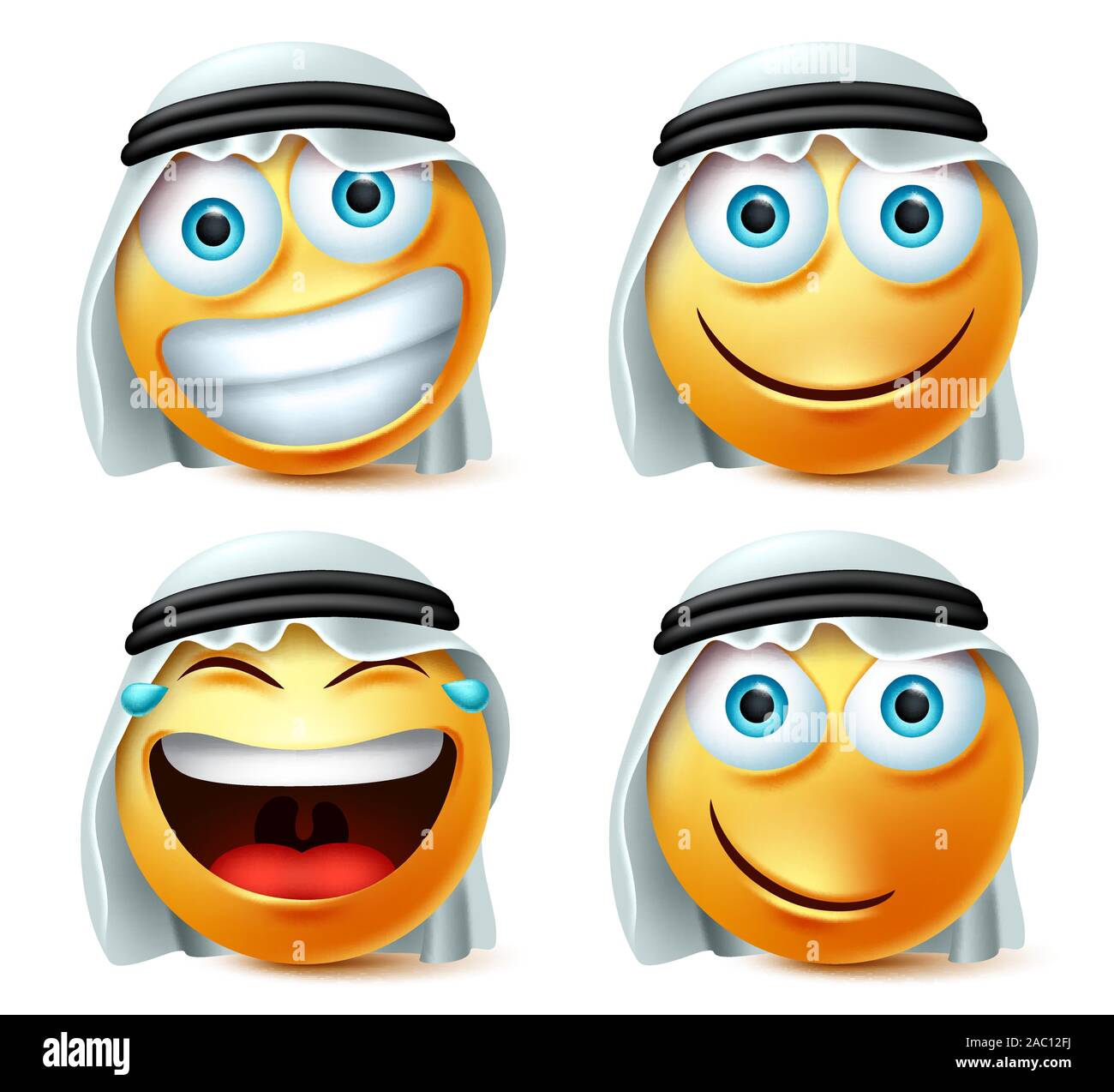 Smiley qui rit Banque d'images vectorielles - Alamy
