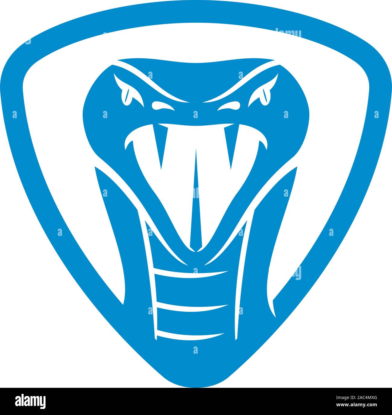 Logo serpent template design Vector illustration isolé Image ...