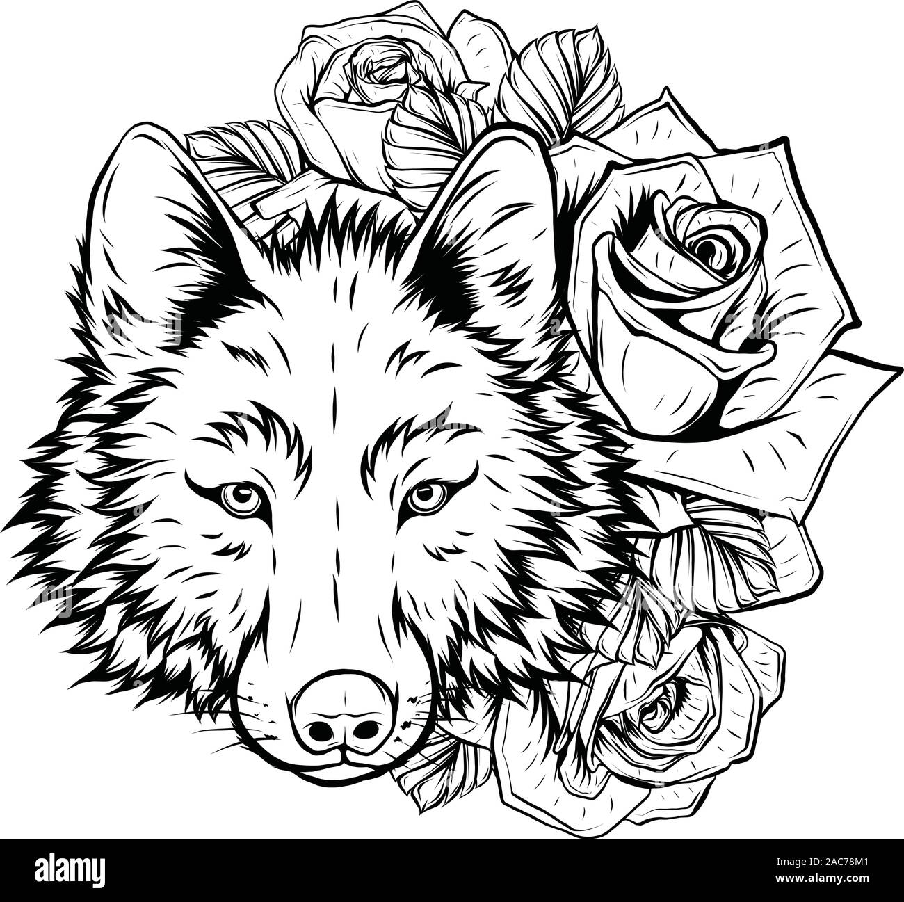 Pencil drawing bouquet flowers Banque de photographies et d’images à ...
