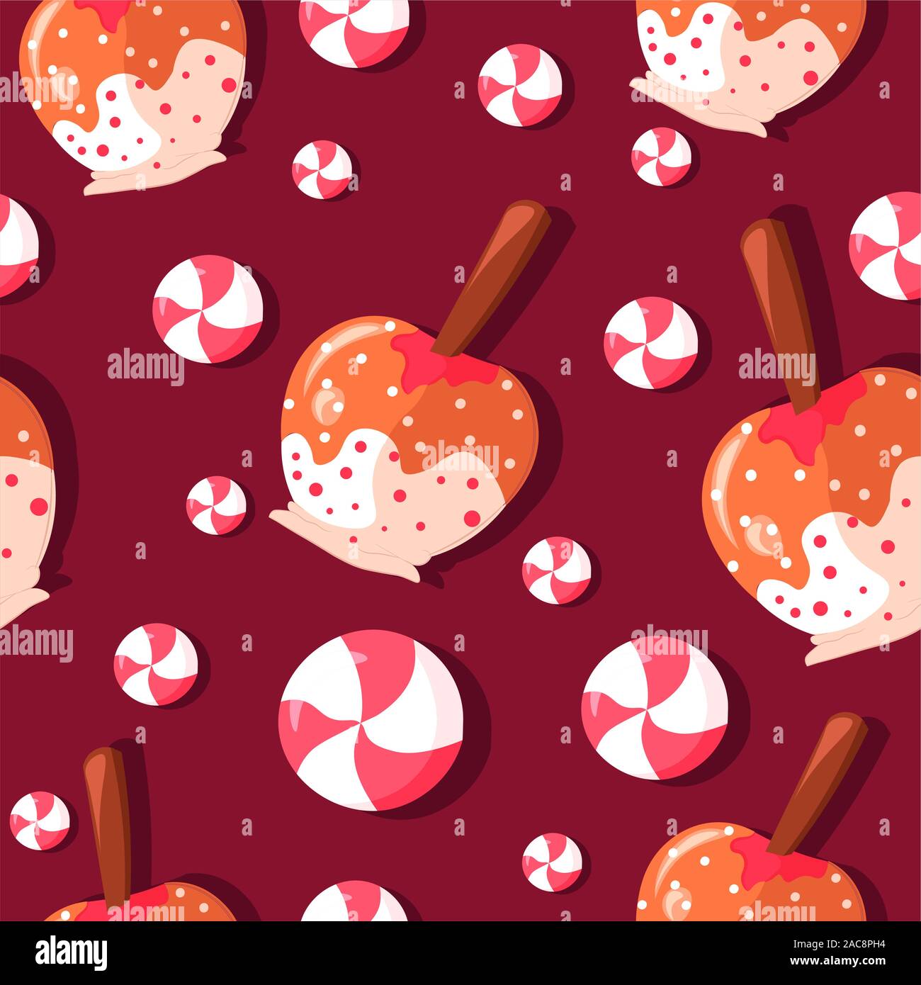 Sucettes au chocolat de noël Banque d'images vectorielles - Alamy