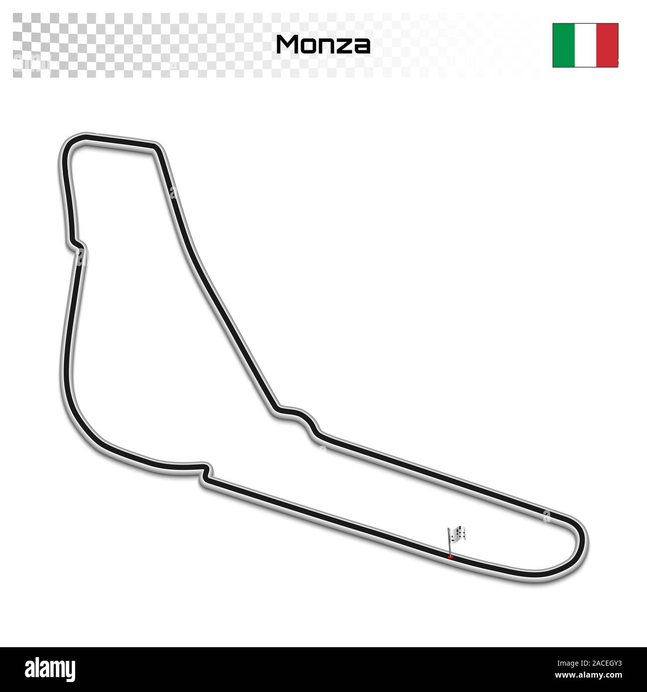 Monza f1 circuit Banque d'images vectorielles - Alamy