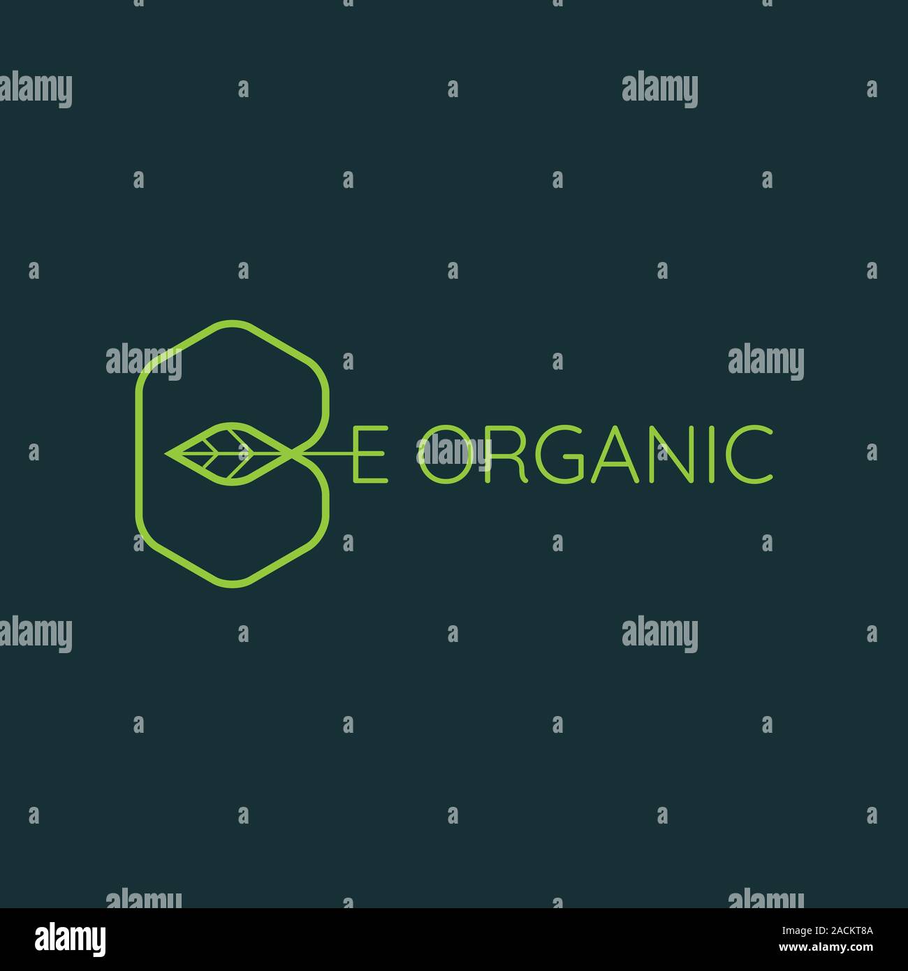 Vecteur biologique logo. Aliments Bio logo Vector. Farm fresh food ...