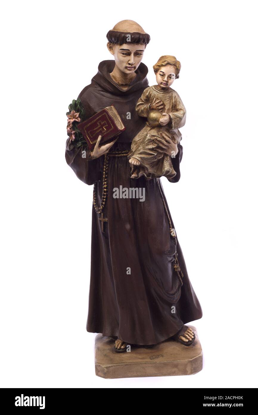 Statue de moine et enfant Banque de photographies et d’images à haute ...