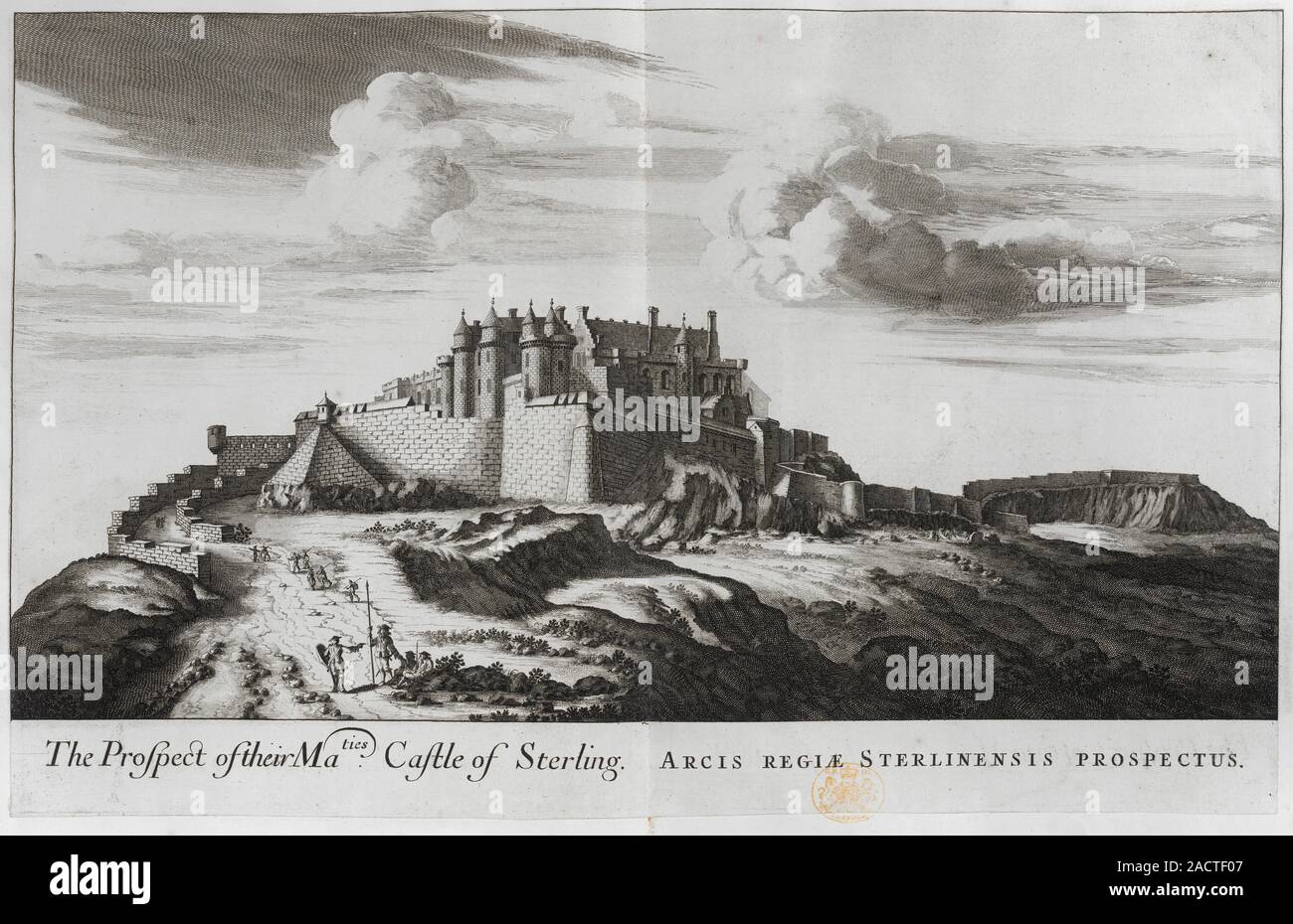 Le Château de Stirling, vue sur le château de Stirling. Image réalisée ...