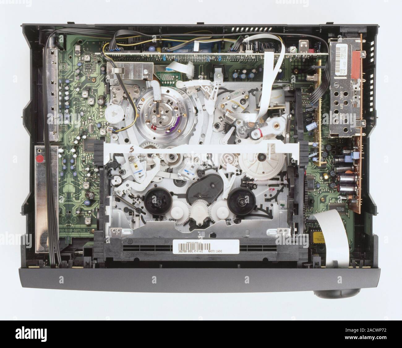 Fonctionnement interne d'un magnétoscope ou d'un magnétoscope Photo Stock - Alamy