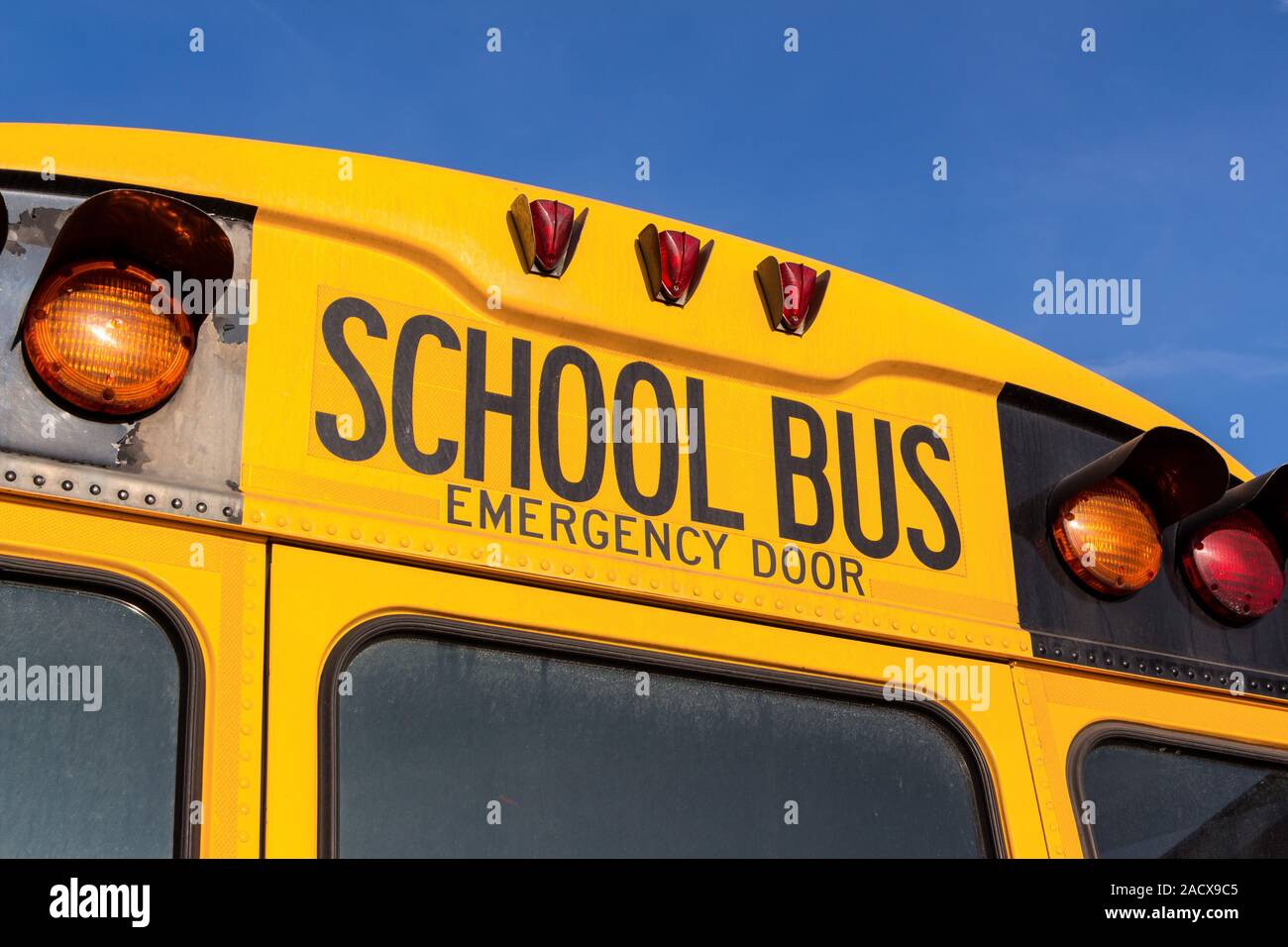 American school bus Banque de photographies et d’images à haute résolution - Alamy