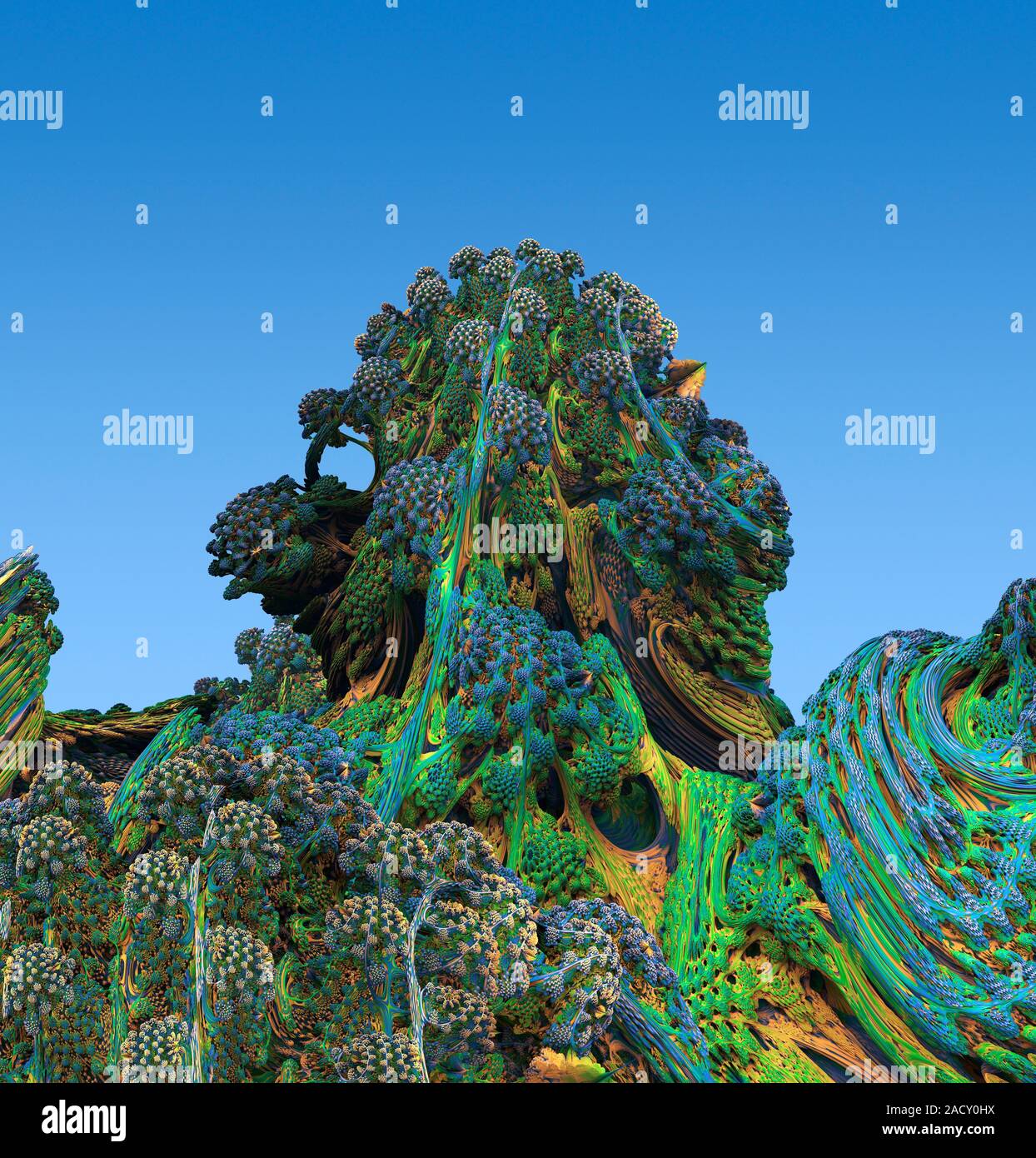 Une fractale est un phénomène naturel ou un jeu mathématique qui ...