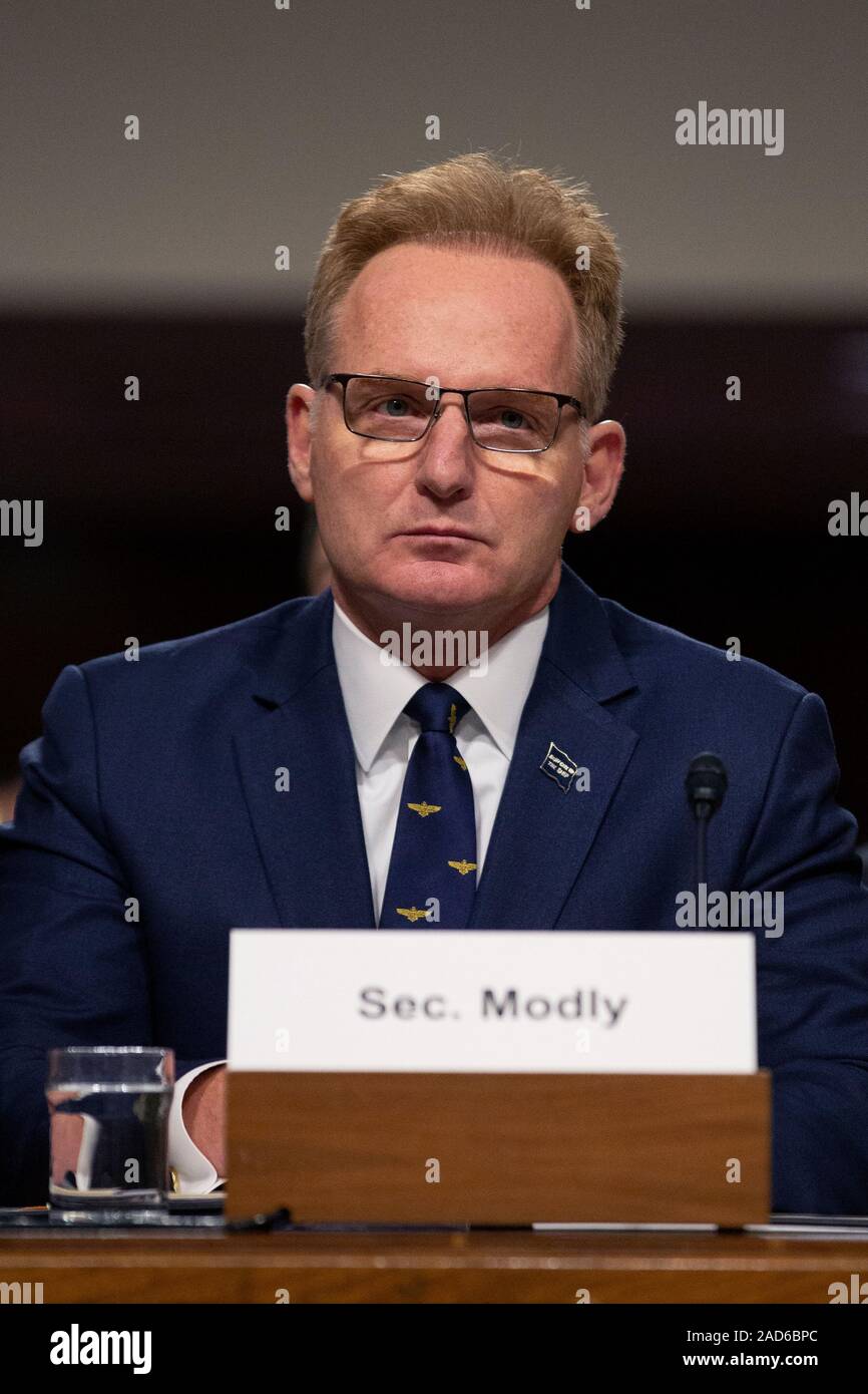 Washington DC, USA. 06Th Dec, 2019. Secrétaire à la marine Thomas Modly ...