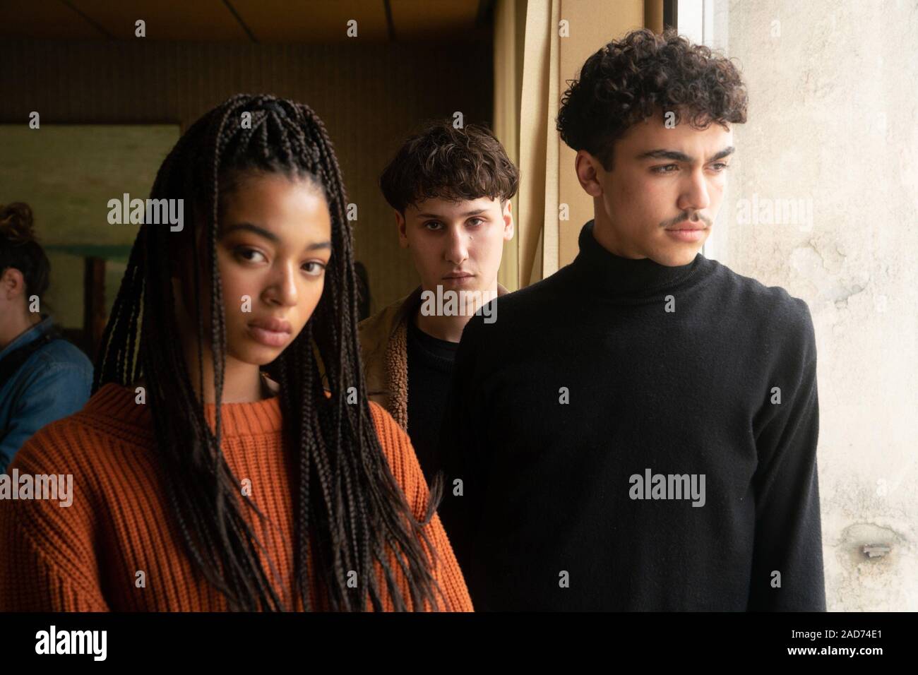 MORTEL, de gauche à droite : Manon Bresch, Nemo Schiffman, Carl Malapa ...