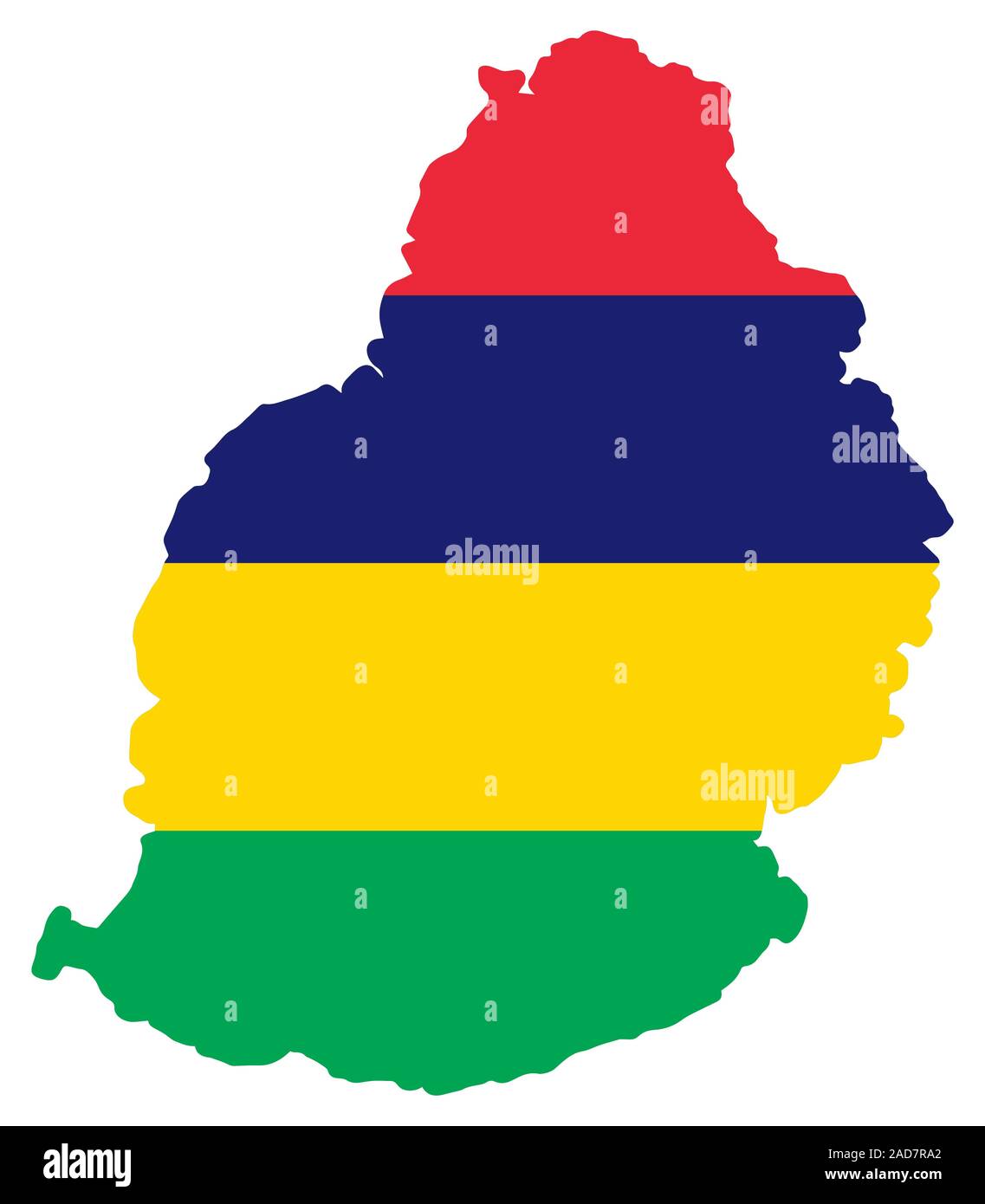Drapeau vectoriel ile maurice Banque d'images vectorielles - Alamy