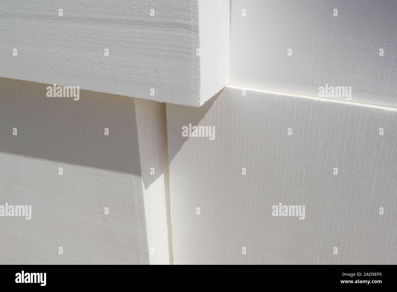 Polystyrene foam texture sheet board Banque de photographies et d ...