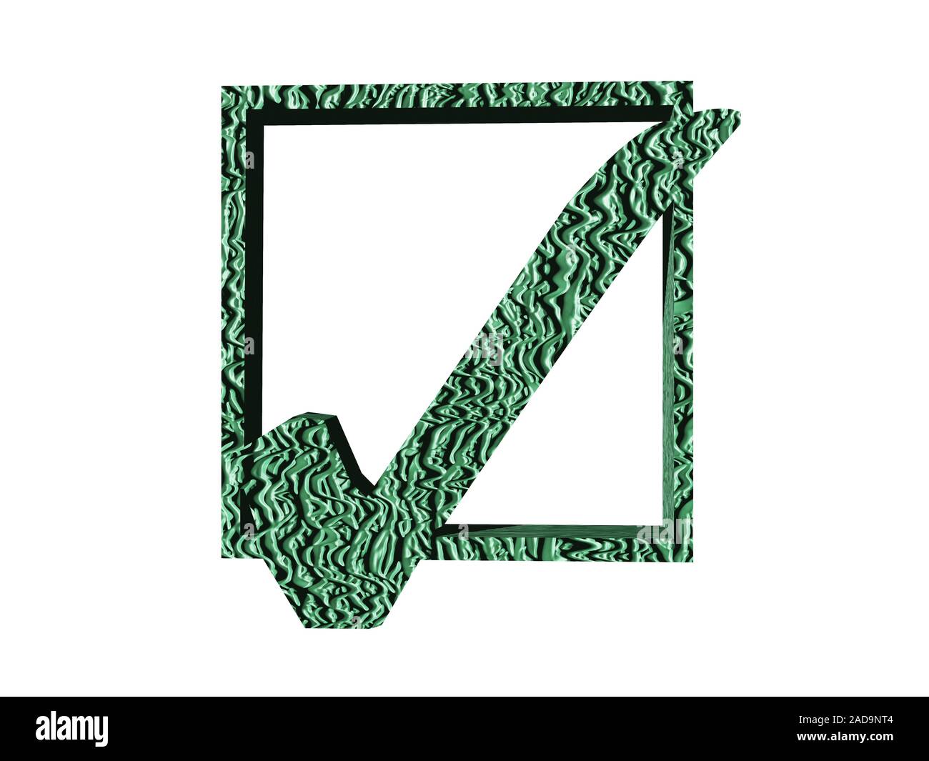 Tick box green Banque de photographies et d’images à haute résolution ...