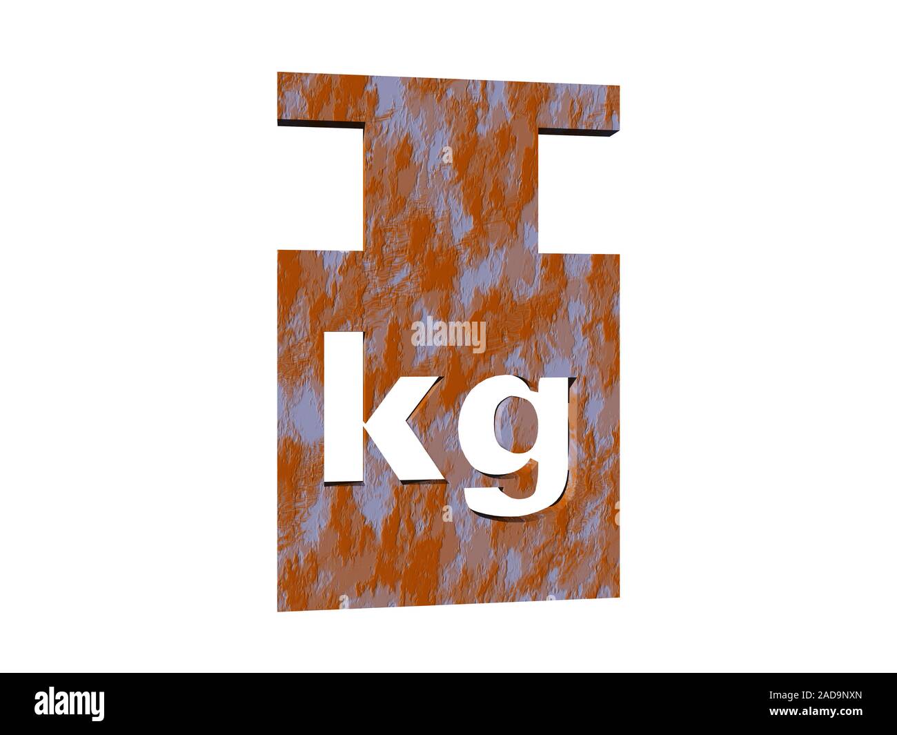 Les pictogrammes pour poids kg Photo Stock - Alamy