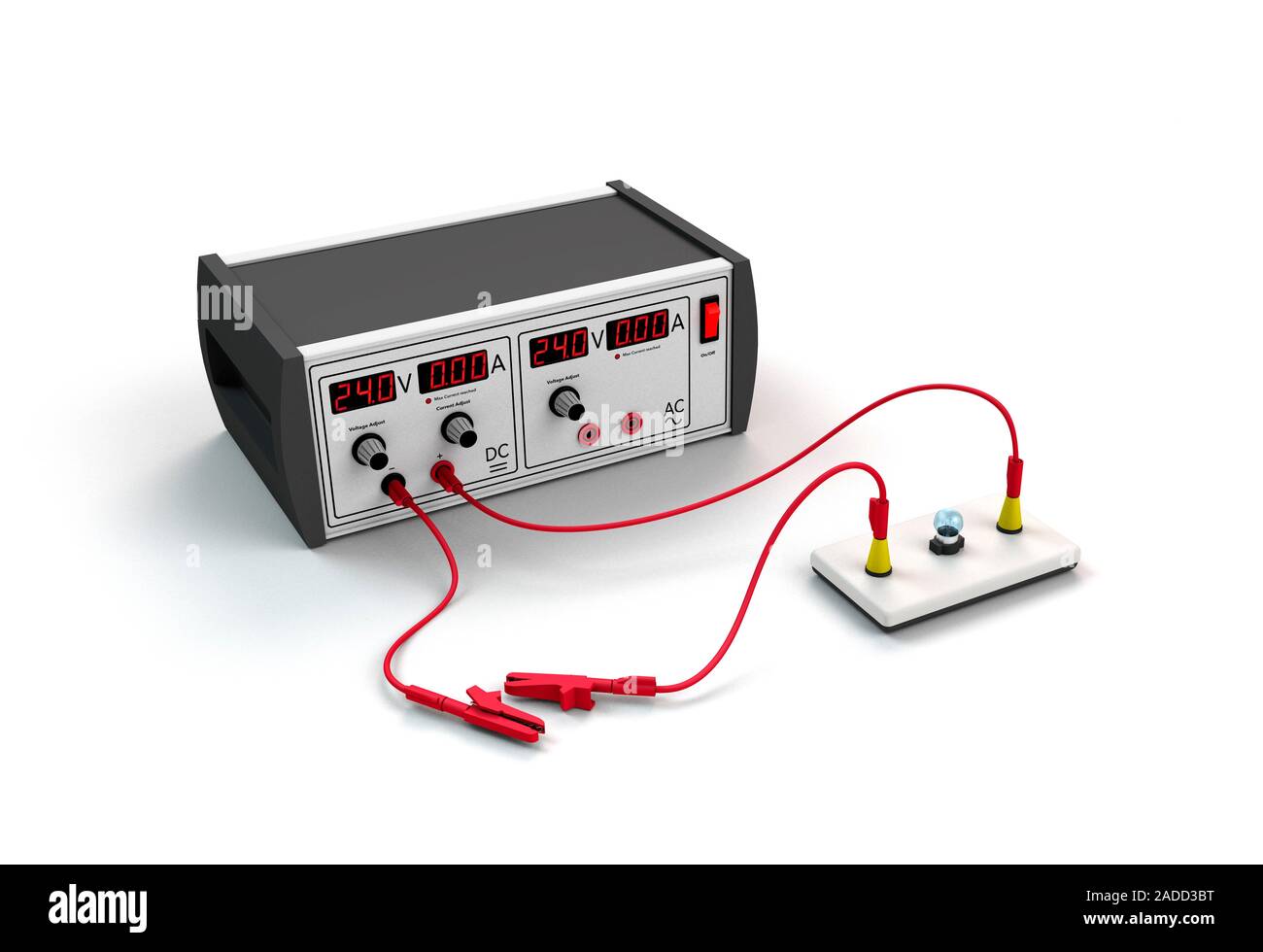 L'alimentation électrique et le circuit électrique, de l'illustration ...