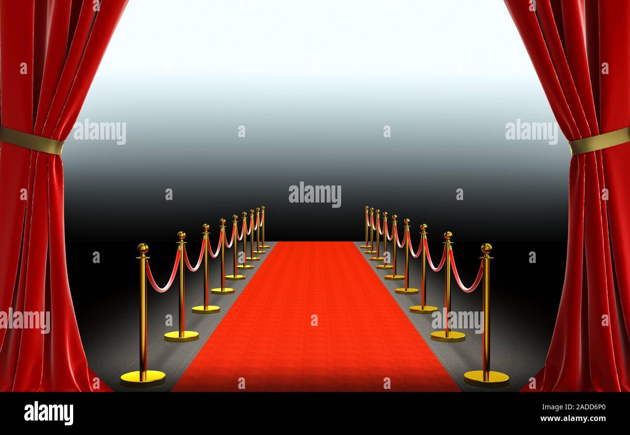 Rideaux Rouges Banque d'image et photos - Alamy