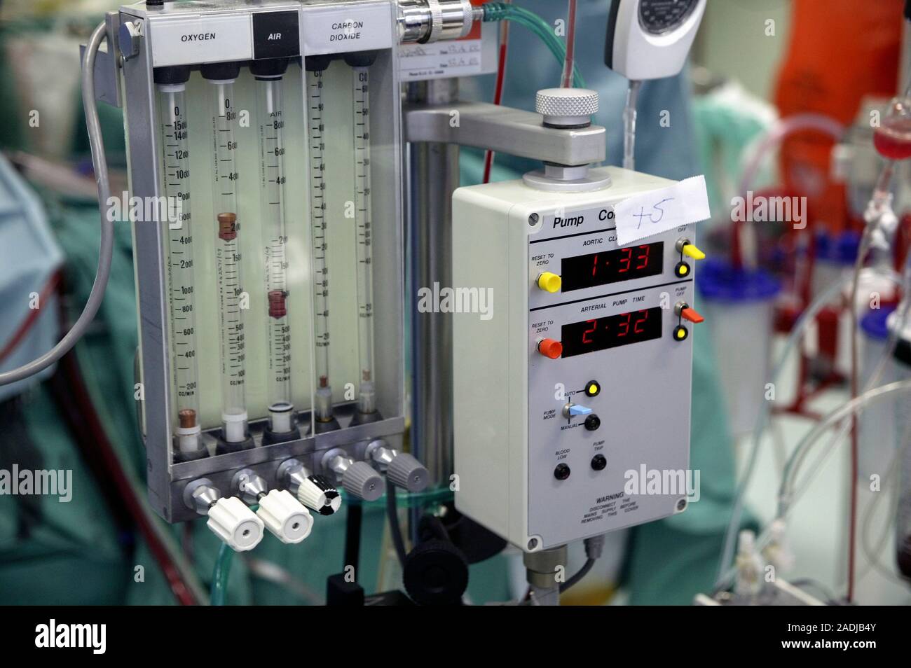 Machine coeur-poumon. Mécanisme d'oxygénation pour une machine coeur ...