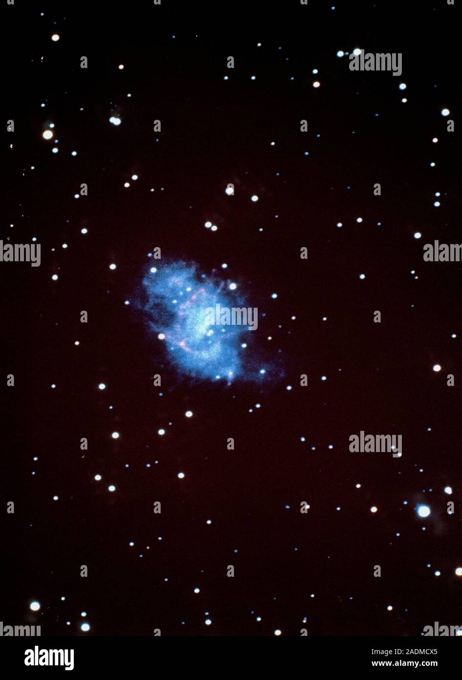 Photographie optique de la Nébuleuse du Crabe (M1, NGC 1952), prises à ...