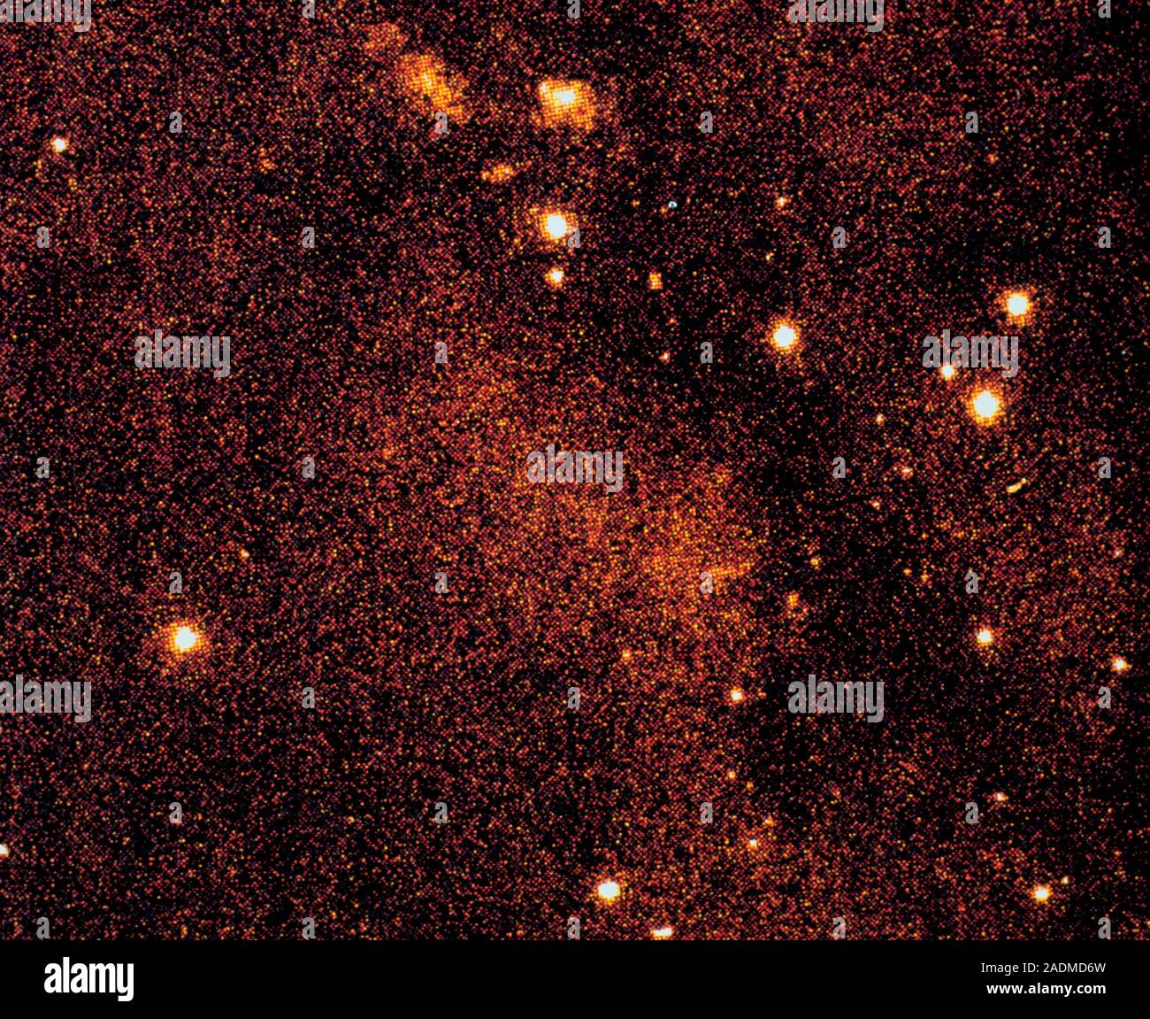 Centre Galactique. X-ray image prise par le satellite ROSAT du centre ...