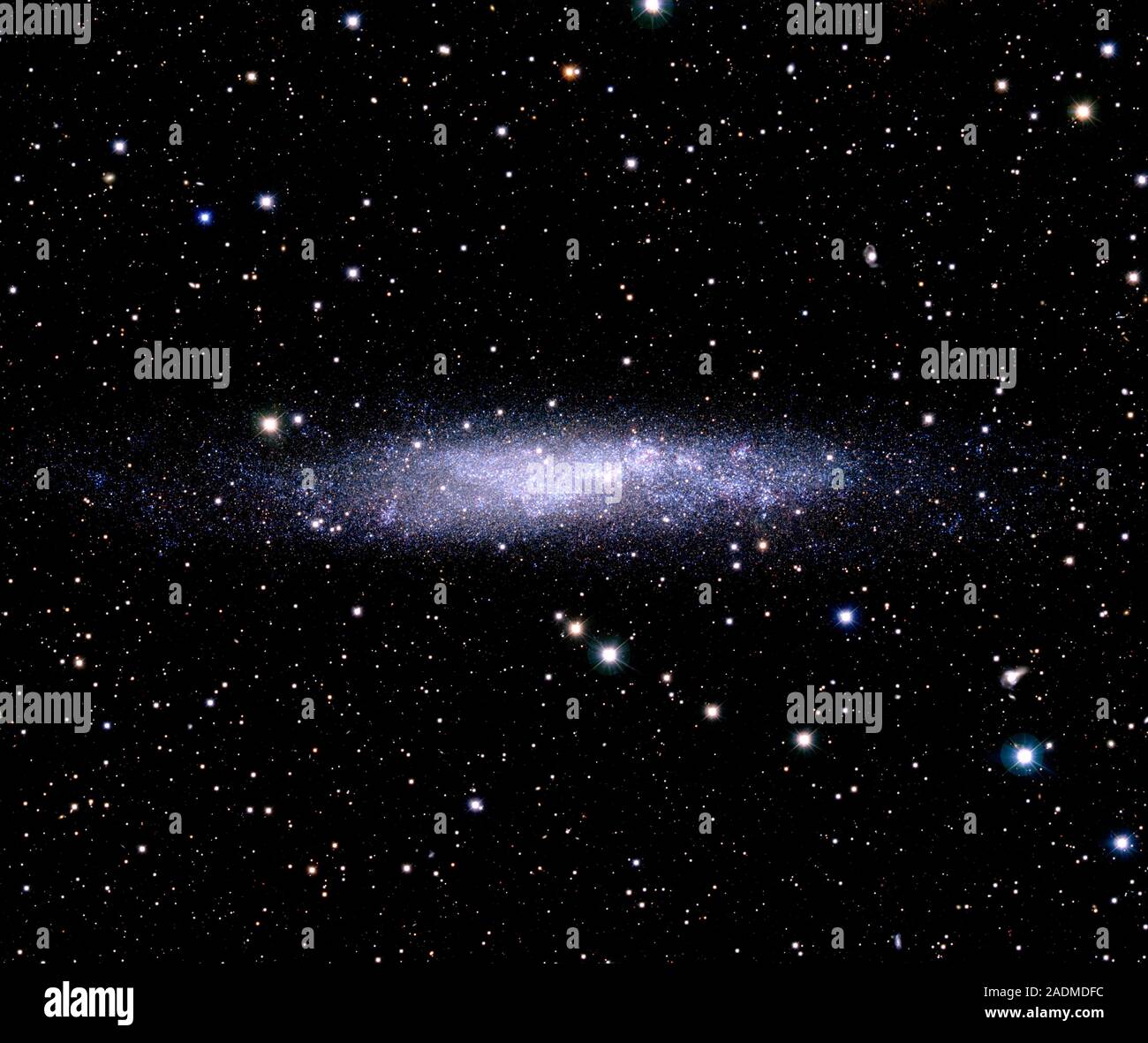 La galaxie NGC 3109 image optique. Cette galaxie est de 4,1 millions d ...