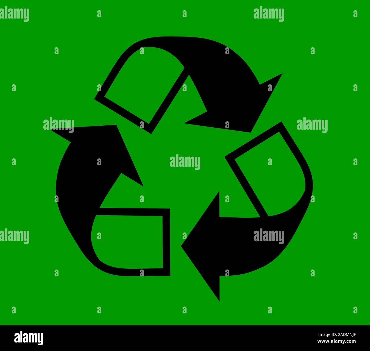 Signe de recyclage. Symbole pour indiquer un article est recyclable ...