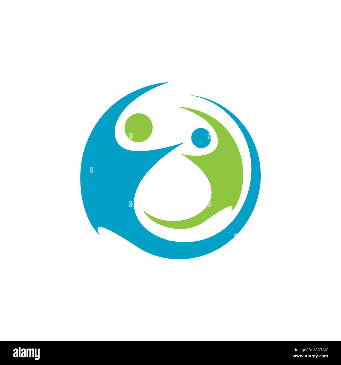 Silhouette 2 personnes Banque d'images vectorielles - Alamy