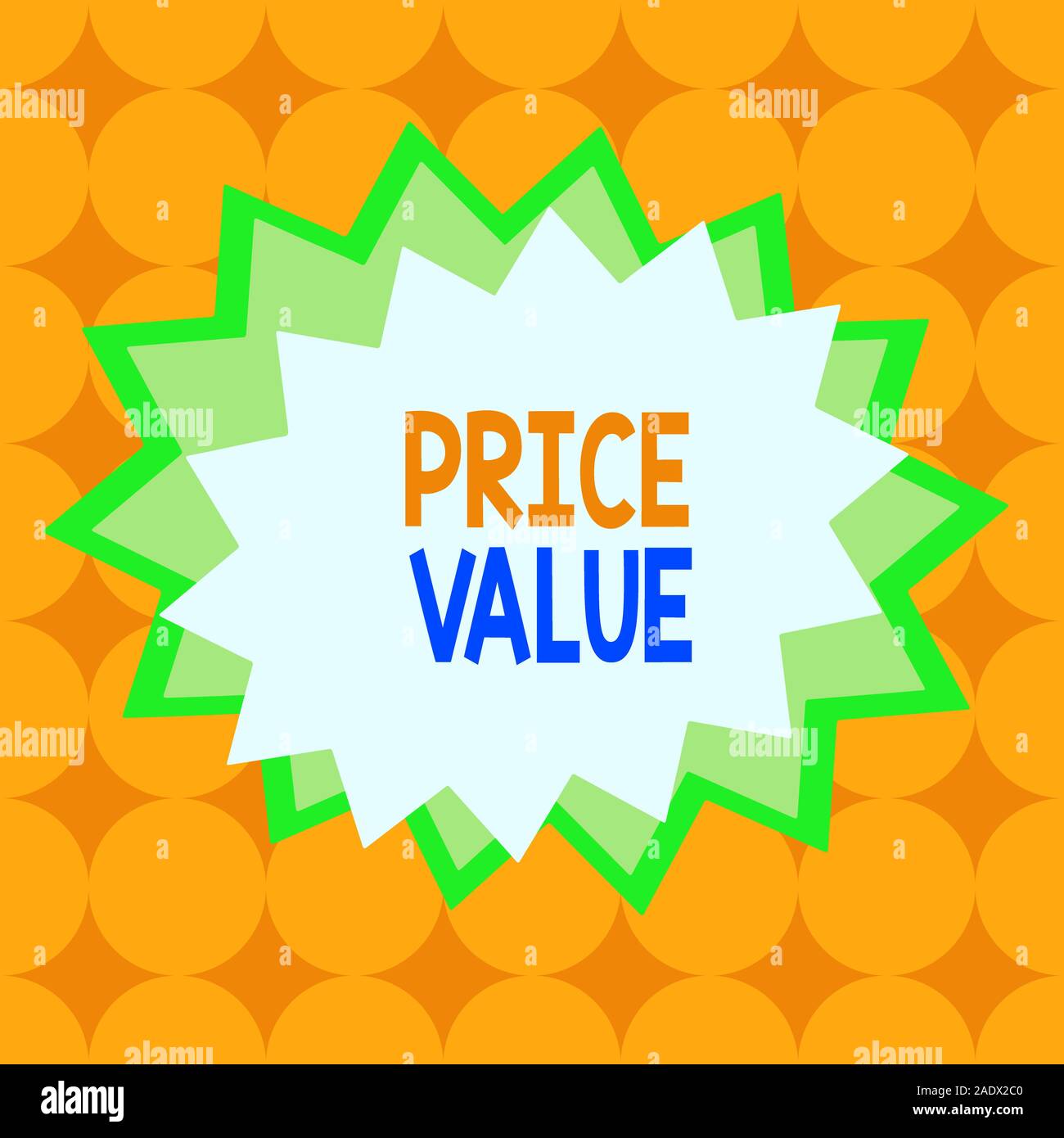 Signe texte montrant la valeur de prix. Texte photo entreprise le prix ...