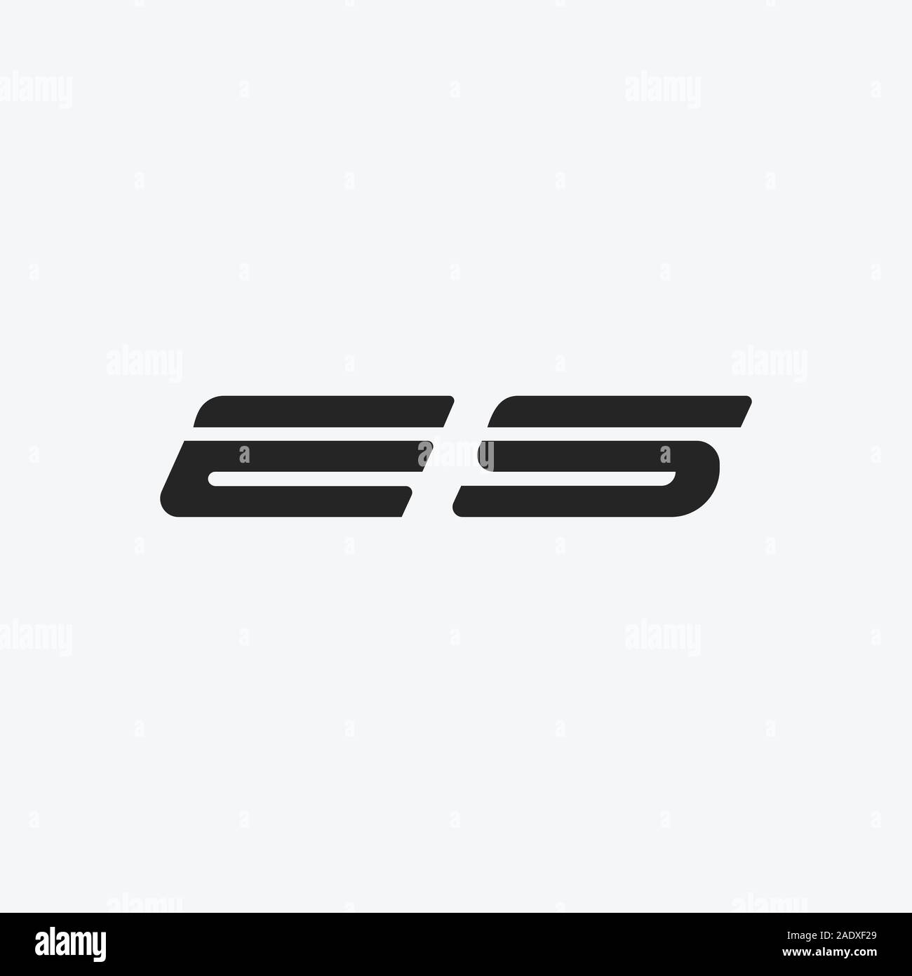 Initial Es Logo Vector Vectors Banque d'image et photos - Alamy